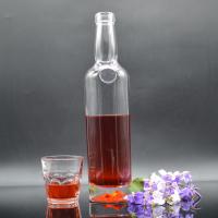 China Acceptable OEM/ODM 750ml Clear Glass Wine Bottles with Super Flint Glass Material for sale