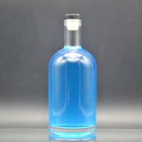 China Acceptable OEM/ODM 750ml Clear Glass Wine Bottles with Super Flint Glass Material for sale