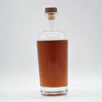 China Base Selling 750ml Glass Whisky Bottles with Screen Printing Surface Handing for sale