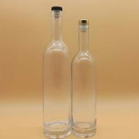 China White Olive Oil Tequila Whiskey Alcohol V-Shaped Vodka Liqueur Bottle with Screw Cap for sale