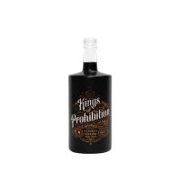 China 500ml Frosted Custom Tequila Black Spray Gun Shaped Round Glass Bottle for Industrial for sale