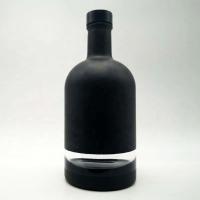 China Super Flint Glass Material Clear Whisky 5cl Vodka Glass Wine Bottle 500ml Alcohol Bottle for sale