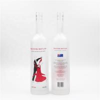 China Industrial Beverage Empty Glass Bottle with Cork Stopper 375ml 500ml 750ml for sale