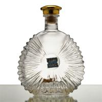 China 700ml 750ml Brandy Spirit Glass Bottle with Decal/Screen Printing/Painting/Frost for sale