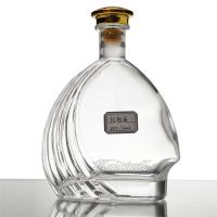 China 700ml 750ml Brandy Spirit Glass Bottle with Decal/Screen Printing/Painting/Frost for sale