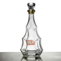 China 700ml 750ml Brandy Spirit Glass Bottle with Decal/Screen Printing/Painting/Frost for sale