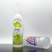 China Crystal Glass 700ml 750ml 1L Gin Whisky Vodka Whiskey Wine Bottles for Liquor Package for sale