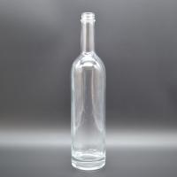 China 750ml Clear Glass Bottle Made of Super Flint Glass Material for Whisky for sale