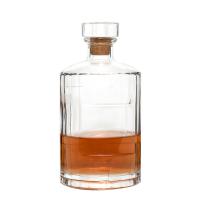 China Super Flint Glass 1L Printing Spray Design Glass Bottles for Ruisheng Vodka Spirit for sale