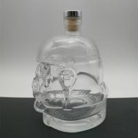 China Decal Surface Handing Custom Design 750ml Glass Bottle for Liquor Whisky Gin Vodka for sale