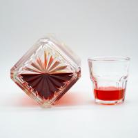 China 750ml Brandy Whiskey Gin Glass Bottle with Super Flint Material and Customize Design for sale