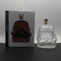 China Decal Surface Handing Custom Design 750ml Glass Bottle for Liquor Whisky Gin Vodka for sale