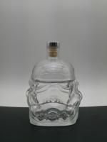 China Decal Surface Handing Custom Design 750ml Glass Bottle for Liquor Whisky Gin Vodka for sale