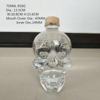 China Decal Surface Handing Custom Design 750ml Glass Bottle for Liquor Whisky Gin Vodka for sale