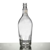 China Customized Empty Glass Bottle for Alcohol Whiskey Vodka Spirit 700ml 750ml 500ml 1000ml for sale