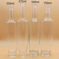 China 350ML 375ml 500ML Super Flint Olive Oil Alcohol Glass Bottle for Beverage Industry for sale