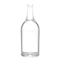 China Customized Shape 1L 300ml Patron Tequila Water Liquor Alcohol Vodka Whisky Glass Bottle for sale