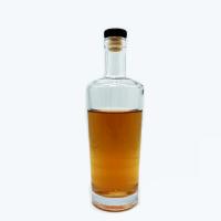 China Super Flint Glass Material 700ml Whisky Bottle for Fancy Design Used Wine Glass Bottle for sale
