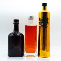 China Super Flint Glass Material 700ml Whisky Bottle for Fancy Design Used Wine Glass Bottle for sale