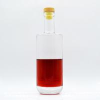 China Super Flint Glass 1L Bottle for Gin Rum and Whiskey Spirit Water Beverage Free Sample for sale