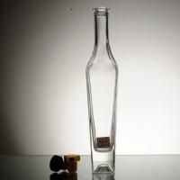 China OEM Clear Glass Soft Drinks Bottle 300ml 500ml 750ml with Frost Deep Process for sale