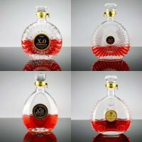China 200ml 375ml 500ml 750ml Super Flint Glass Wine Liquor Bottles with Cork Sealing Type for sale