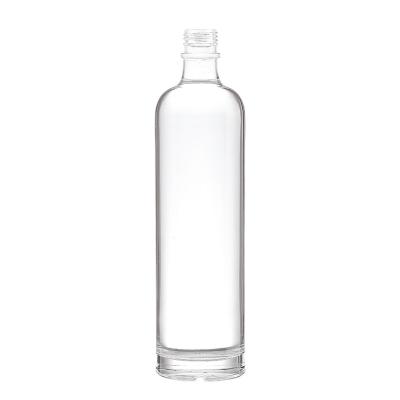 China Luxury Tequila Liquor Gin Champagne Vodka Blue Label Whisky 750ml Clear Glass Bottle with Cork for sale