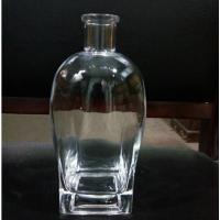 China Customized Clear Flint 500ml Square Glass Bottles for Liquor Alcohol Highly OEM/ODM for sale