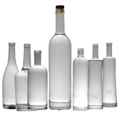 China 500ml/750ml Empty Frosted Design Spray Bottle for Beverages Olive Oil Spirits and Liquor for sale