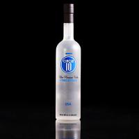 China Custom Crystal Glass Empty Frosted Tequila 700ml Bottle for Liquor Whiskey Vodka 750ml for sale