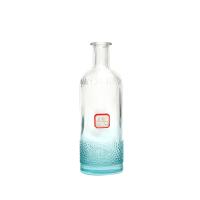China 700ml 750ml 1 Liter Custom Rum Alcohol Bottles with Cork Stopper in Super Flint Glass for sale