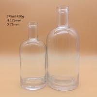 China Frosted Super Flint 700ml Empty Bottles for Wine Decal Logo 750ml Vodka Glass Bottle for sale