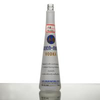 China Vodka Whisky Alcohol Glass Bottle with Decal/Frost/Painting and Custom Logo for sale