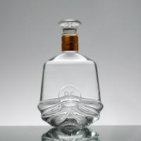 China 700ml Frost Treated Spirit Bottle for Alcohol in Beverage Industry for sale