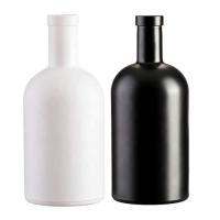 China 700ml 750ml Empty Alcohol Frosted Spray Bottle for Vodka Rum Gin Whiskey Whisky Wine Liquor for sale