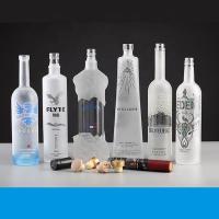 China 700ml 750ml Empty Alcohol Frosted Spray Bottle for Vodka Rum Gin Whiskey Whisky Wine Liquor for sale