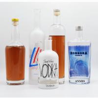 China 700ml 750ml Empty Alcohol Frosted Spray Bottle for Vodka Rum Gin Whiskey Whisky Wine Liquor for sale