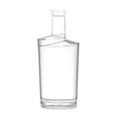 China Guala Cap 700ml/750ml Glass Bottle Brandy Cooking Oil Vodka 1L Water Alcoholic Beverage for sale