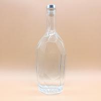 China Glass Whisky Bottles 750ml Capacity Glass with Caps Other Deep Process Hot Stamping for sale