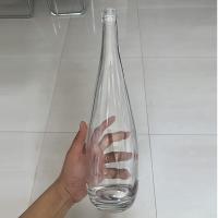 China Water Beverage Glass Liquor Bottles 500ml 750ml for Sealing Type Cork / Screw / Guala for sale