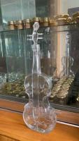 China Unique Guitar Shape Customized Glass Bottle for Spirits Screen Printing Material for sale