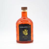 China Colored Engravable Tequila Pattern Square Glass Bottle 500ml for Hot Alcohol Beverage for sale