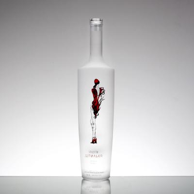 China Soda Empty Heavy 70cl Tequila Spirit Alcohol Liquor Bottles 700ml 750 ml for sale