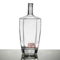China Collar Material Super Flint Glass Material 4.5L Glass Bottle for Vodka Gin Whiskey for sale
