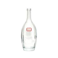 China Super Flint Glass Customized Shape Brandy Liquor Bottle 200ml Empty 750ml 500ml for sale