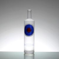 China Super Flint Glass 375ml 500ml 700ml Bottles for Vodka Gin Whisky Rum Brandy Bulk Sale for sale