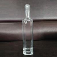 China Collar Material Glass 700ml Empty Olive Oil Bottle with Certification and Thick Base for sale