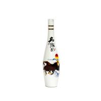 China 700ml 750ml Big Whiskey Clear Glass Frosted 100ml 200ml 350ml Vodka Spirit Bottle for sale