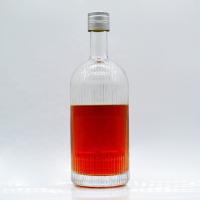 China Custom Empty Liquor Bottle 1L Vodka Glass Bottle with Unique Design Express Shipping for sale
