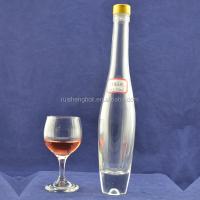 China Apple Cider Glass Bottle 100ml 300ml with Decal Surface Handling and Cork Sealing Type for sale